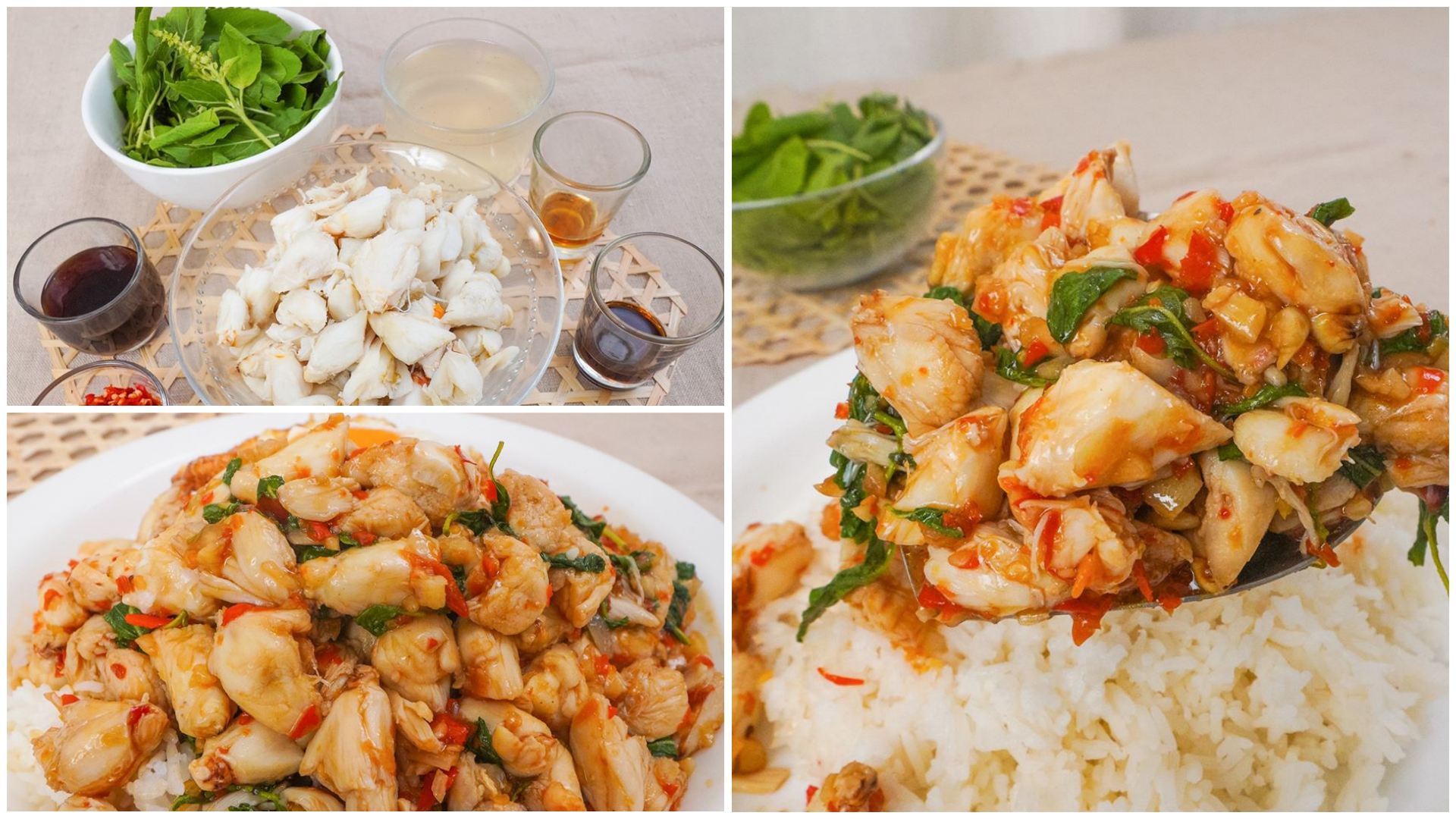 ហៀរទឹកមាត់តក់ៗ! សាច់ក្តាមឆាម្រះព្រៅ គ្រាន់តែស្រមៃថាបានញ៉ាំ ...